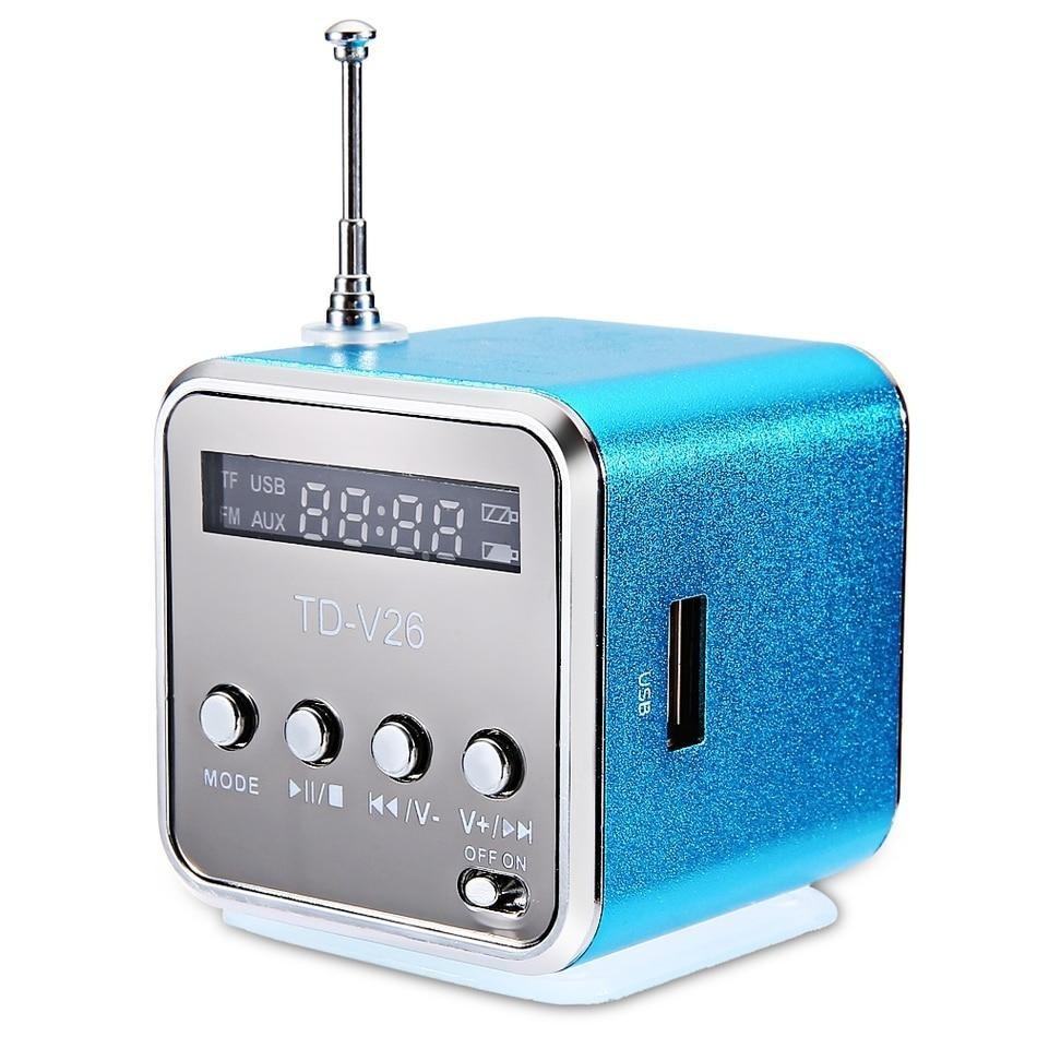 TD-V26 Mini Bluetooth Altoparlant SD USB Muzikë Player Digital Radio ...